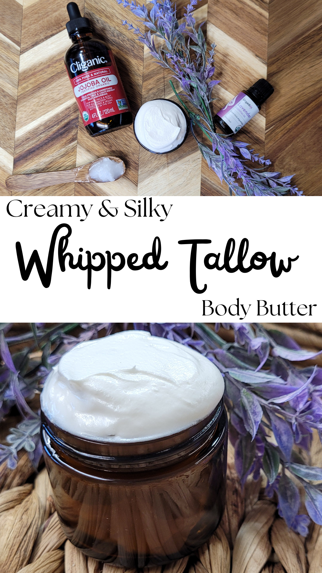 How To Make Lavender Whipped Tallow - Traditional Home Living